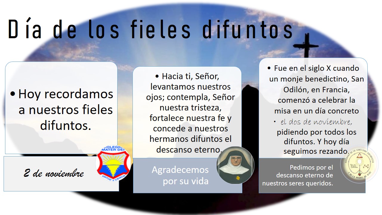 U.E.P Colegio Materdei - 02 de Noviembre «Día de los Fieles Difuntos»